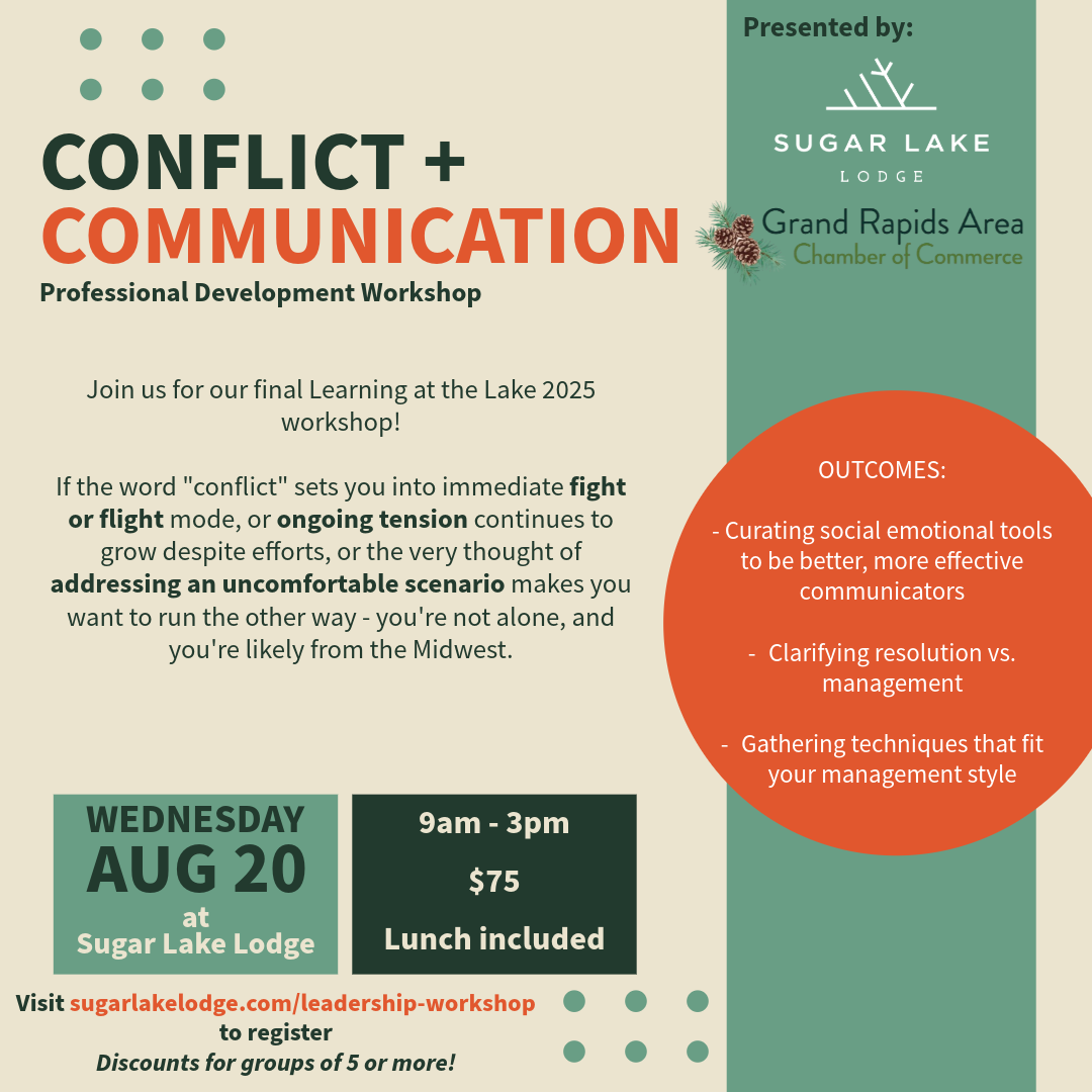 Learning at the Lake: Conflict Resolution & Team Communication - Grand ...